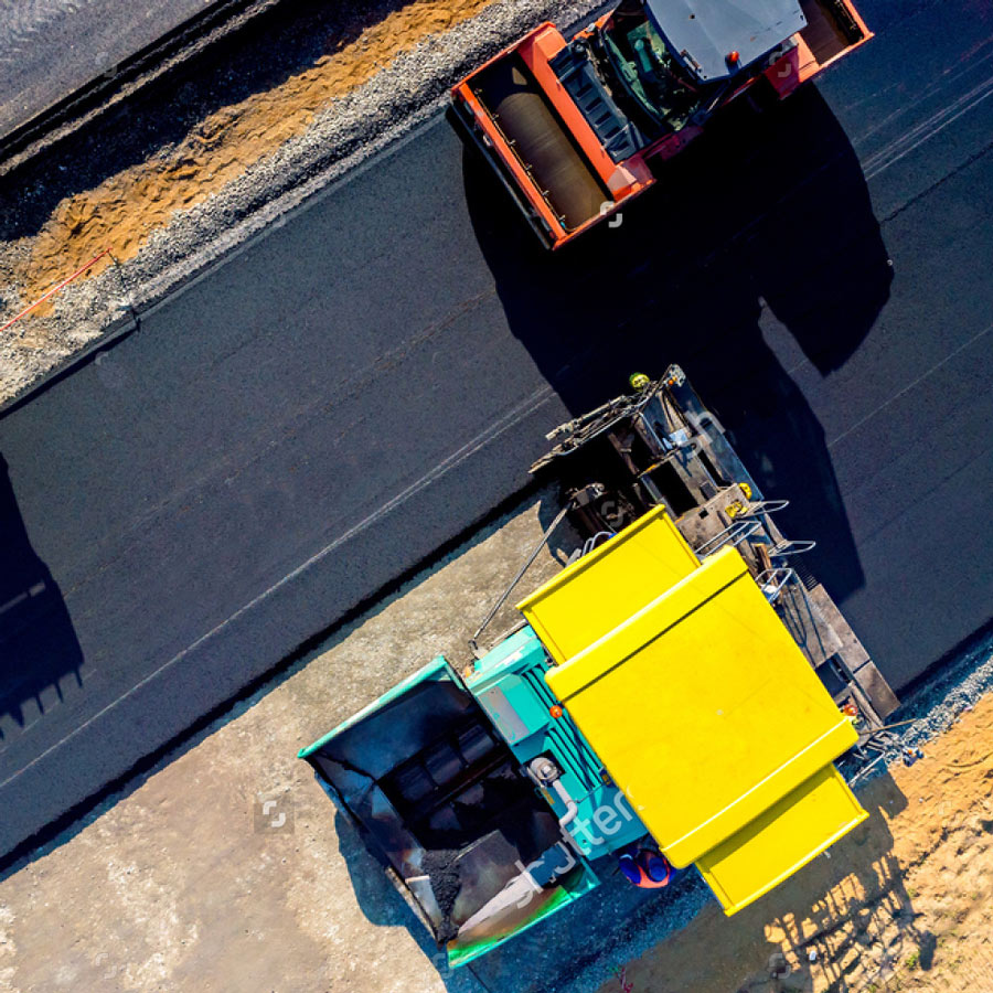 stock-photo-aerial-view-on-the-new-asphalt-road-under-construction ...
